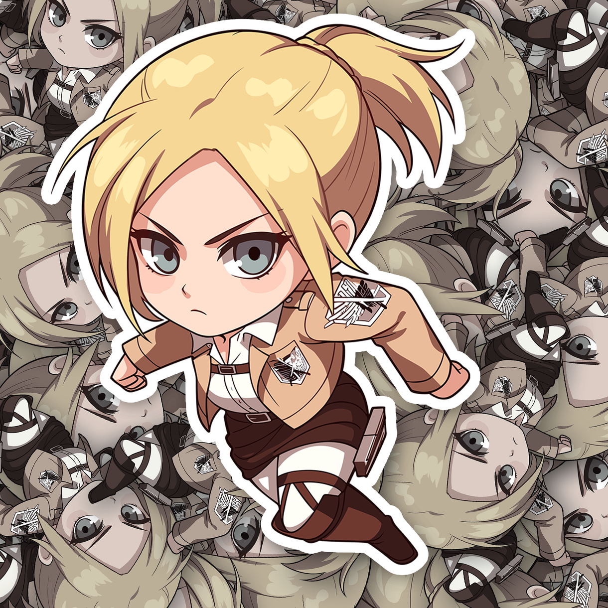 Chibi Annie Sticker - Fast & Free Shipping – Turbo Vinyl