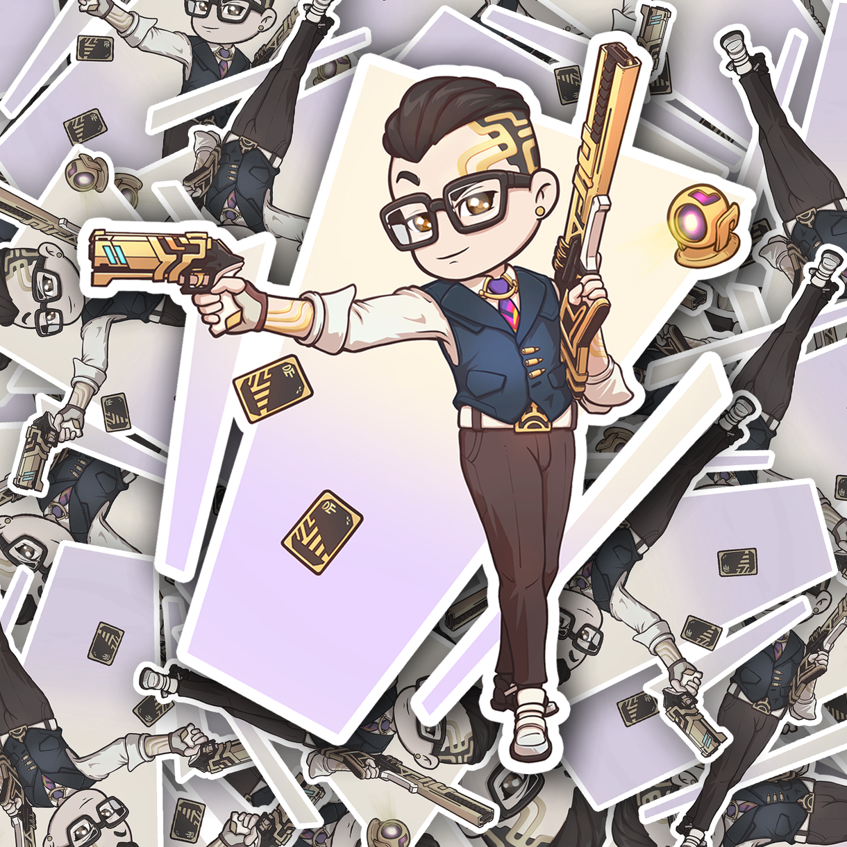 Chibi Chamber Sticker - Fast & Free Shipping – Turbo Vinyl