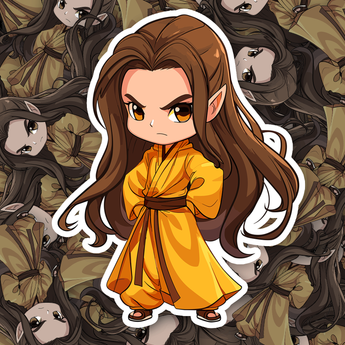 Chibi Monk Sticker - Fast & Free Shipping – Turbo Vinyl