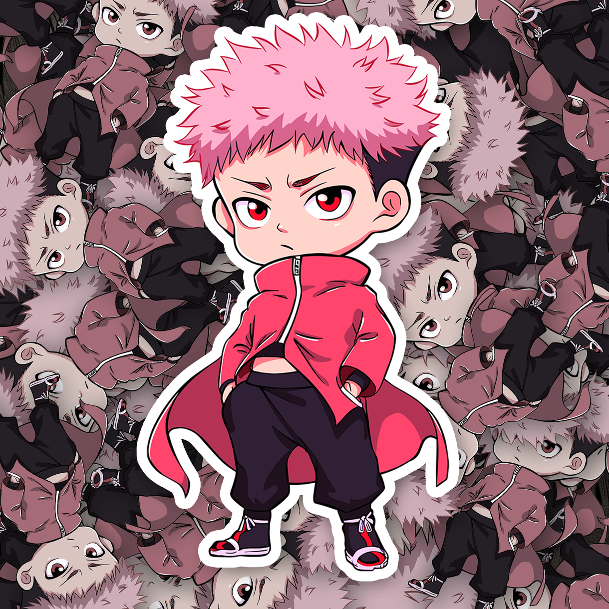 Chibi Yuji Sticker - Fast & Free Shipping – Turbo Vinyl