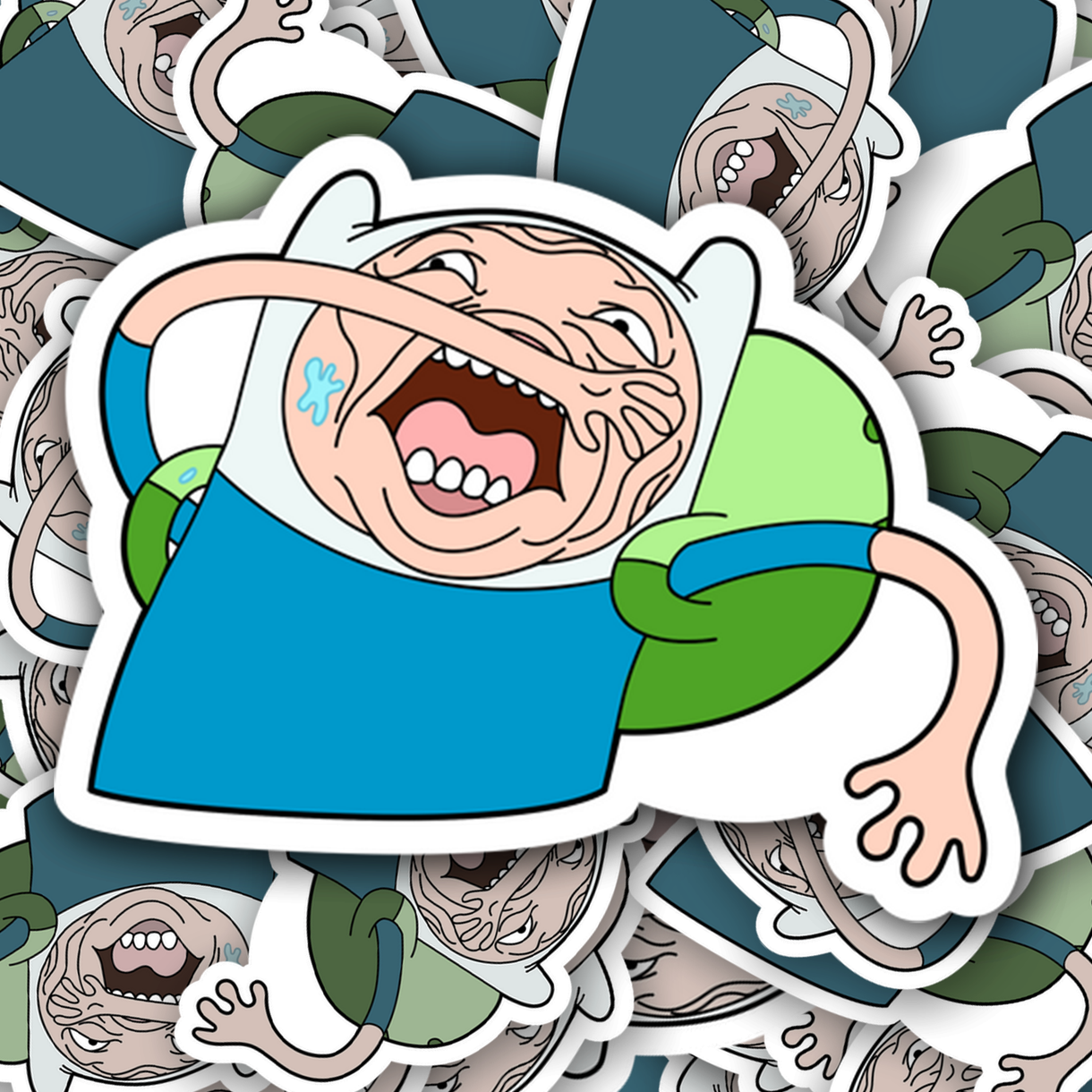 Finn No Meme Sticker - Fast & Free Shipping – Turbo Vinyl