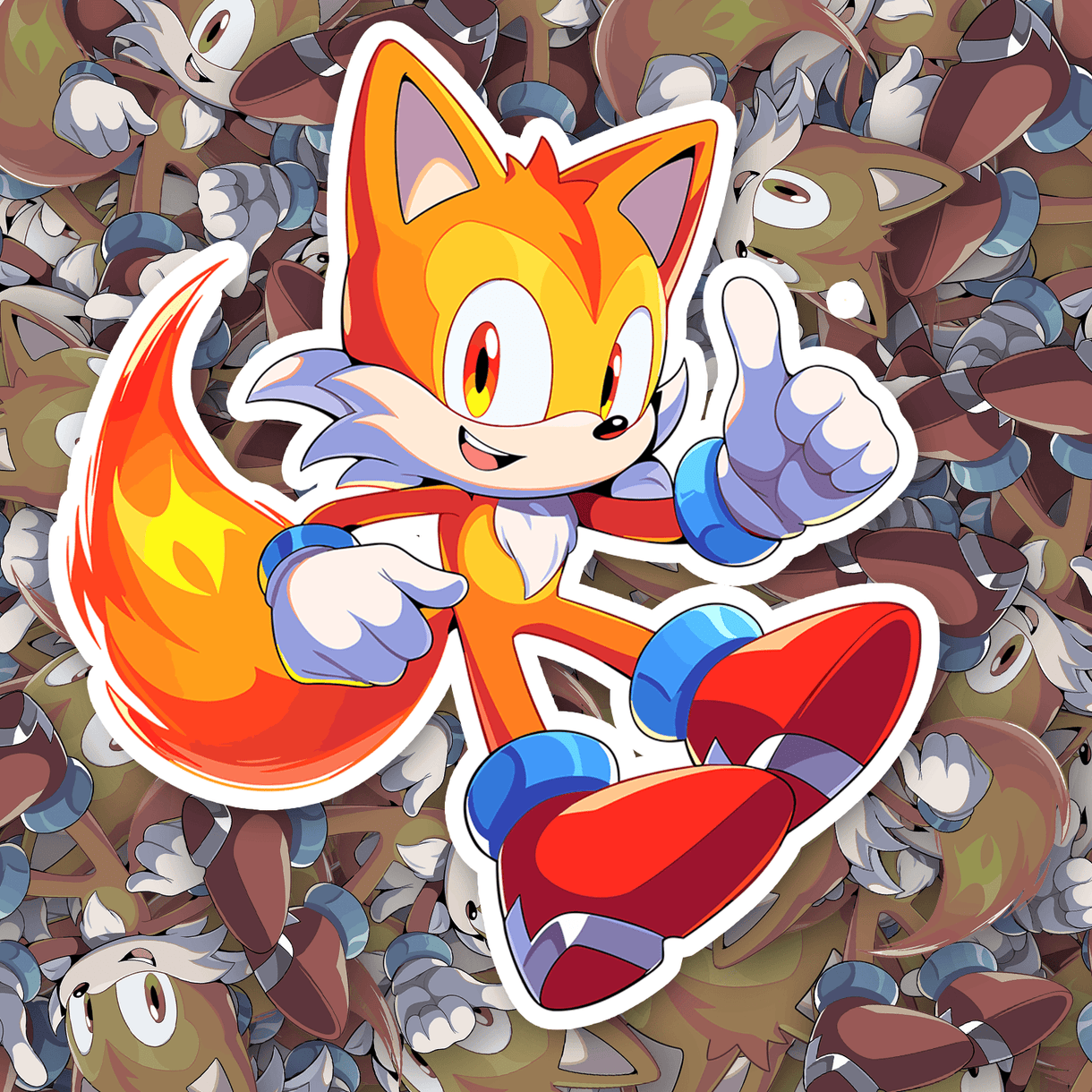 Tails Sticker - Fast & Free Shipping – Turbo Vinyl