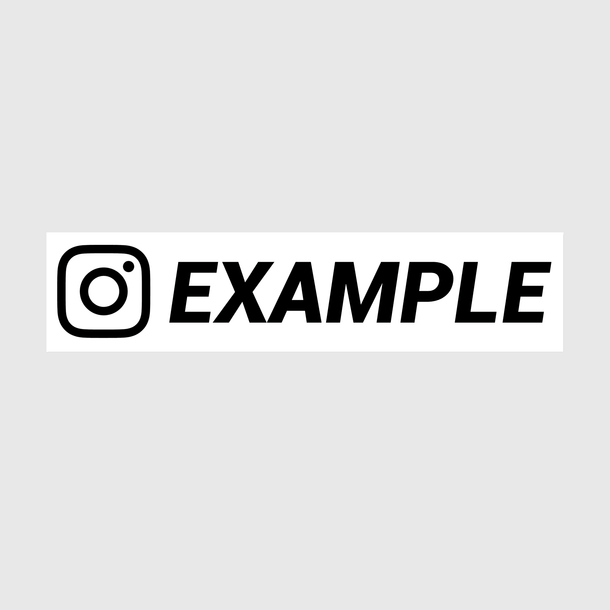 Custom Instagram Decals and Stickers – Turbo Vinyl