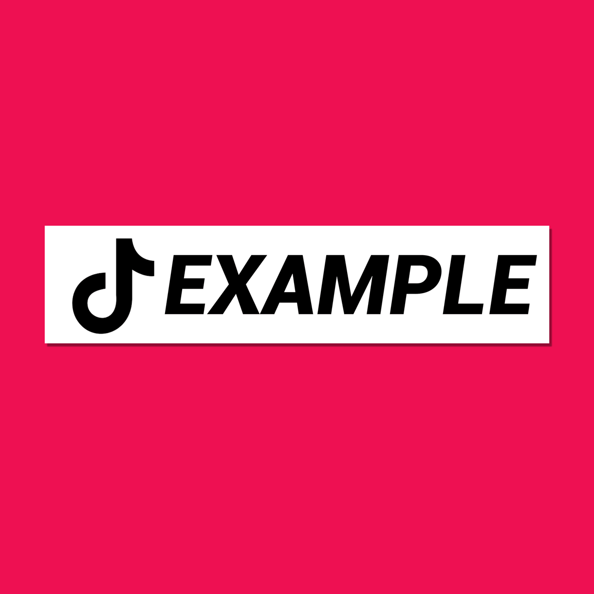 Custom Tik Tok Decal – Turbo Vinyl